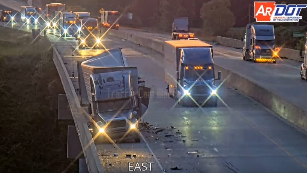 Distracted Semi Driver Causes Huge Crash Backfire News
