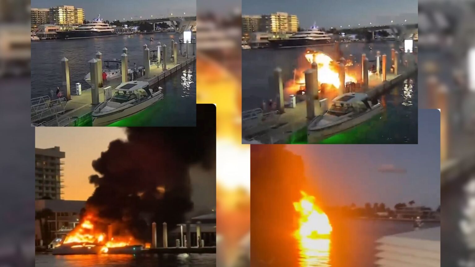 Boat Explodes At Florida Marina - Backfire News