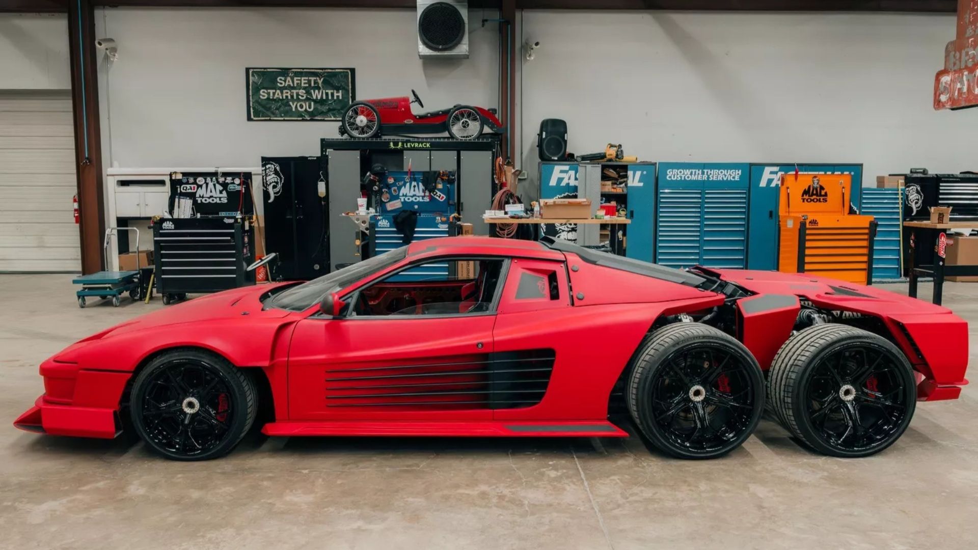 Six-Wheel Ferrari Testarossa Project Causes Dispute Between Builder and ...