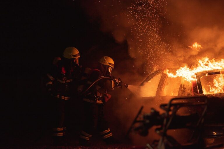 Stolen Ferrari Chase Ends in Explosive Crash as Powerline Erupts in ...